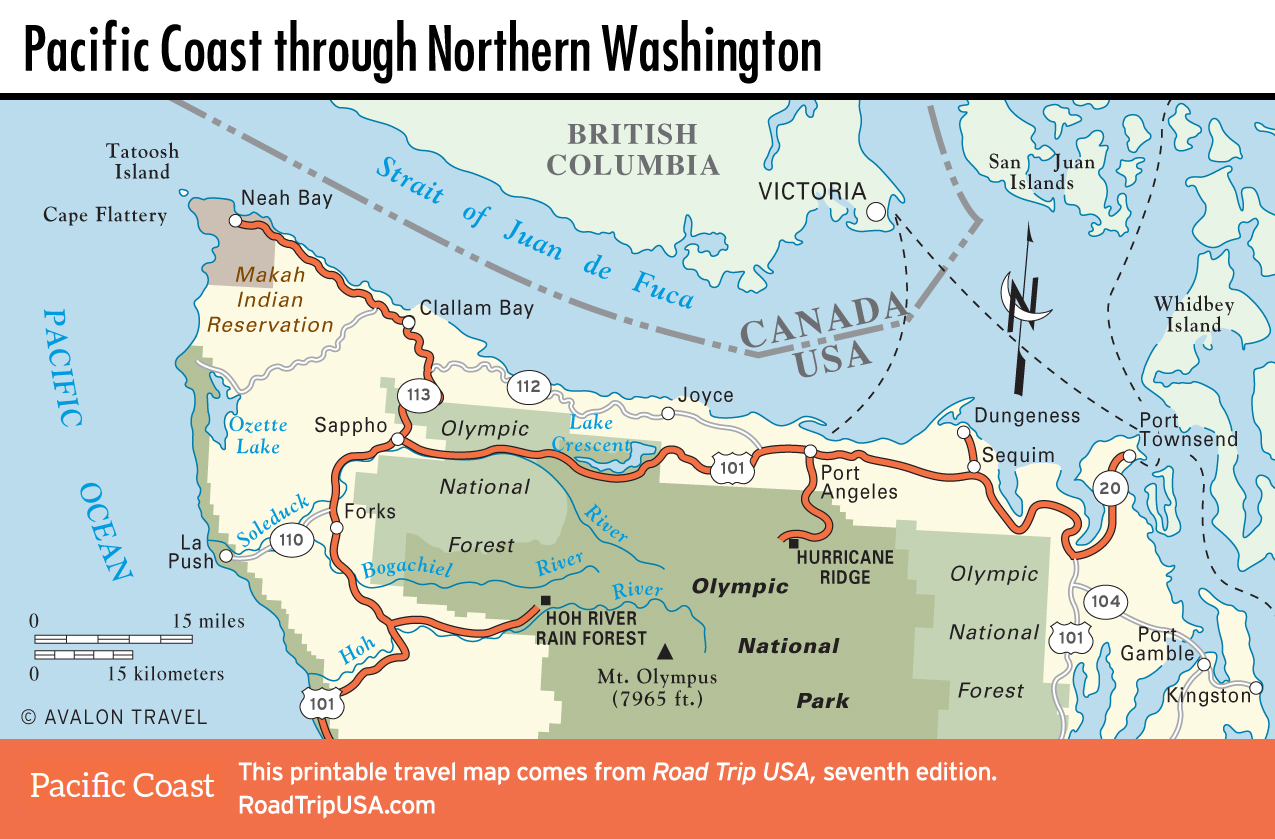 Pacific Coast Route Through Washington State | ROAD TRIP USA
