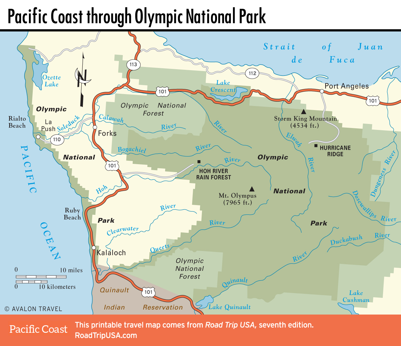 Pacific Coast Route Through Washington State | ROAD TRIP USA